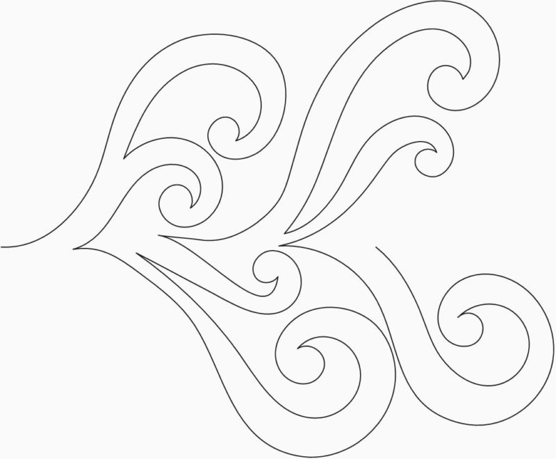 Spineless Feathers E2E Design 2 - DIGITAL or PRINTABLE - Pro-Stitcher