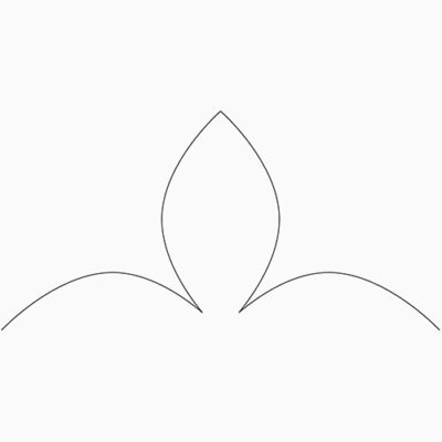 Simple Triangle Pinched - E2E AND Block - DIGITAL or PRINTABLE - Pro-Stitcher