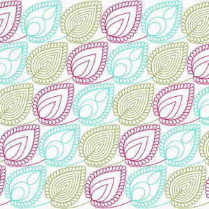 April 2021 Club Set - Curled Leaves and Vines 25-Pieces - Pro-Stitcher