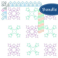 Patriotic Flagpole and Stars Bundle - Pro-Stitcher