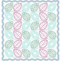 April 2021 Club Set - Curled Leaves and Vines 25-Pieces - Pro-Stitcher