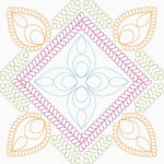 April 2021 Club Set - Curled Leaves and Vines 25-Pieces - Pro-Stitcher