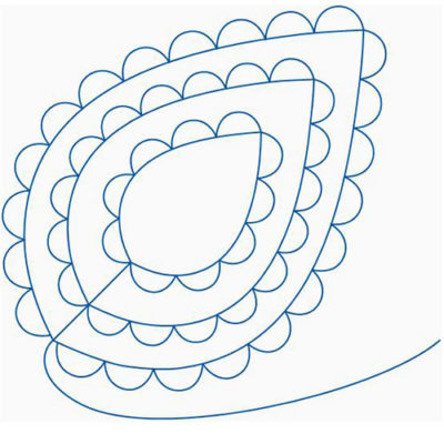 April 2021 Club Set - Curled Leaves and Vines 25-Pieces - Pro-Stitcher