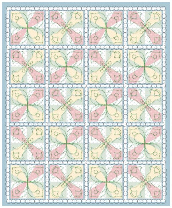 Folk Art Block Design 6 - Pro-Stitcher
