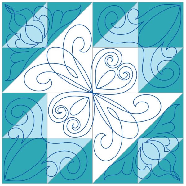 Hunter's Star 90-Degree Triangle Block - Pro-Stitcher