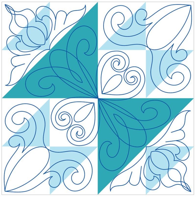 Hunter's Star 90-Degree Triangle Block - Pro-Stitcher