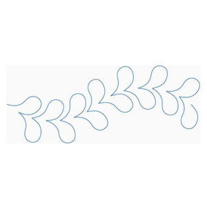 Simple Feather Border- Large - DIGITAL or PRINTABLE - Pro-Stitcher