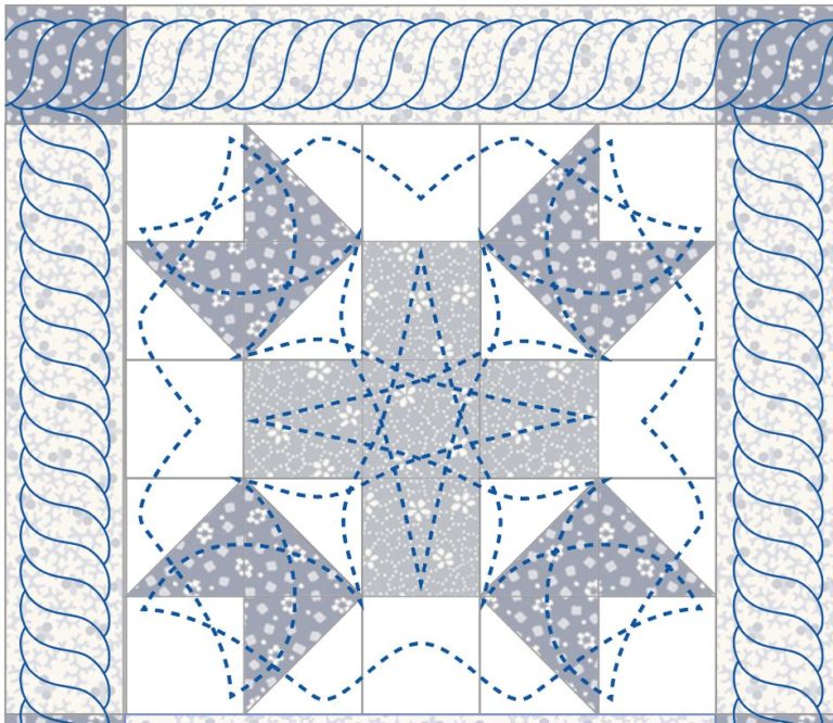Basic Continuous Rope Border 4-Inch - Pro-Stitcher