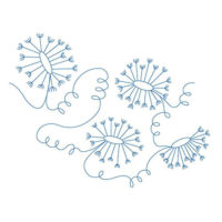 Dandelion Puff Meander - Pro-Stitcher