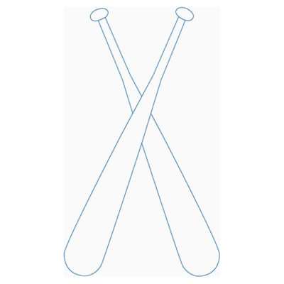 Baseball Bats Block - Pro-Stitcher