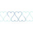 Heart Ribbon Candy Border DIGITAL or PRINTABLE - Pro-Stitcher