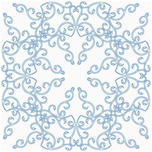 Devine Large Scroll Block - Pro-Stitcher