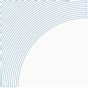 Mandala Echo Frame Block C Quarter - Pro-Stitcher