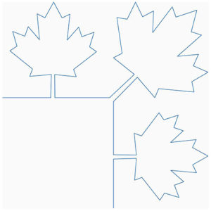 Maple Leaf Corner 1 - Pro-Stitcher