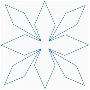 Cactus Flower Block - Pro-Stitcher