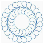 Double Feather Wreath Block - Pro-Stitcher