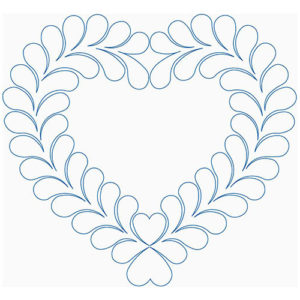 Feather Heart Block - Pro-Stitcher