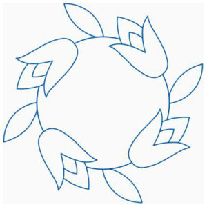 Flower Bower Block - Pro-Stitcher