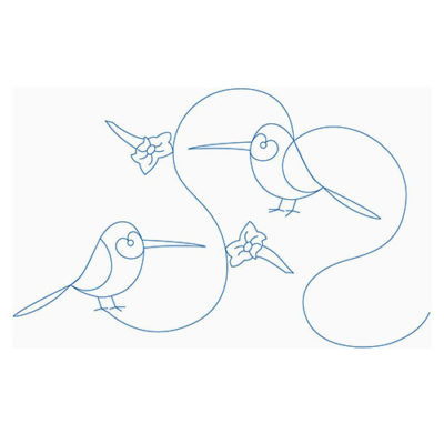 Hummingbird Edge to Edge - Pro-Stitcher