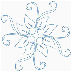 Lazy Leafy Block - Pro-Stitcher