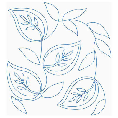 Leafy Twist Block - Pro-Stitcher