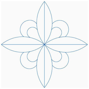 Lotus Bud Block - Pro-Stitcher