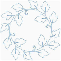 Versatile Ivy Wreath Block - Pro-Stitcher