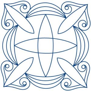 Fleur Block 1 - Pro-Stitcher