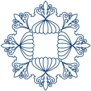 Fleuri Jupe Medallion 2 - Pro-Stitcher