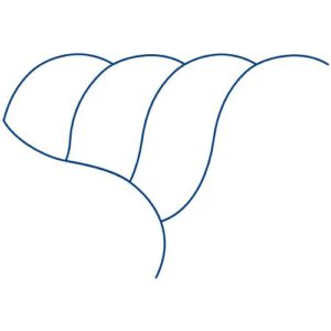 Basic Continuous Rope Corner 4-Inch - Pro-Stitcher