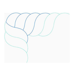 Basic Continuous Rope Corner 4-Inch - Pro-Stitcher