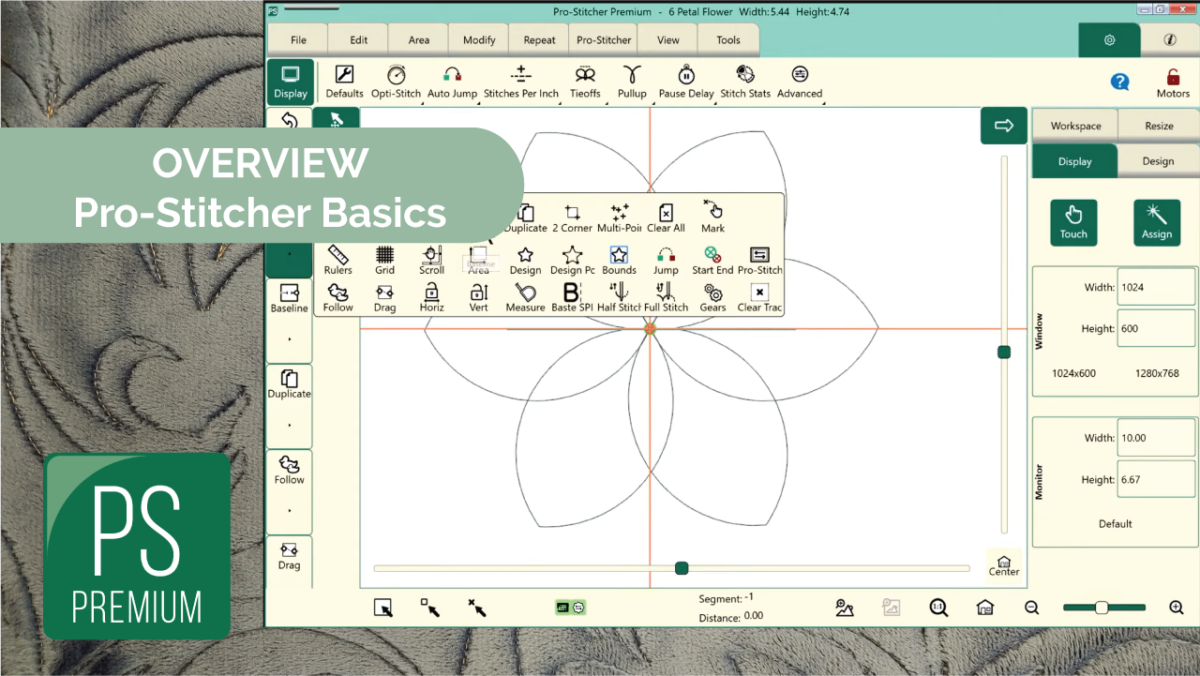 ProStitcher Overview – The Basics - Pro-Stitcher