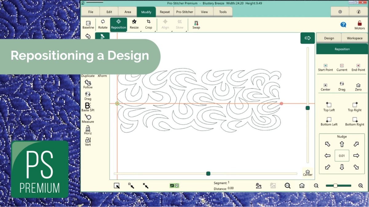 Repositioning A Design - Pro-Stitcher