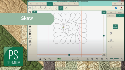Skew: Skew, Border Skew & Triangle Skew - Pro-Stitcher