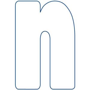 Banner Day Alphabet Lower Case n - Pro-Stitcher