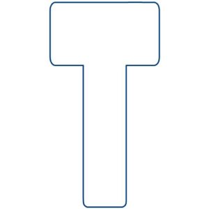 Banner Day Alphabet Upper Case T - Pro-Stitcher