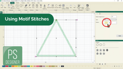 Motif Stitches Feature - Pro-Stitcher