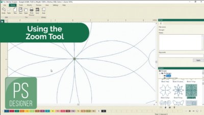 Using the Zoom Tool - Pro-Stitcher