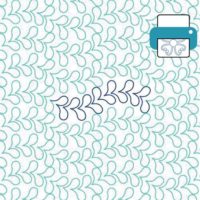 Simple Feather Border- Large - DIGITAL or PRINTABLE - Pro-Stitcher