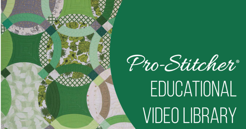 Pro-Stitcher Educational Video Library - Pro-Stitcher