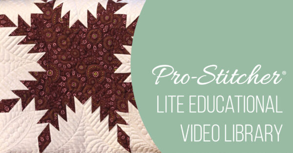 Pro-Stitcher Lite Educational Library - Pro-Stitcher