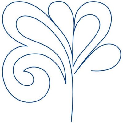 Curly Feather Corner 1 - Pro-Stitcher