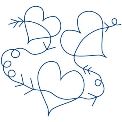 Cupid's Arrow Edge to Edge - Pro-Stitcher