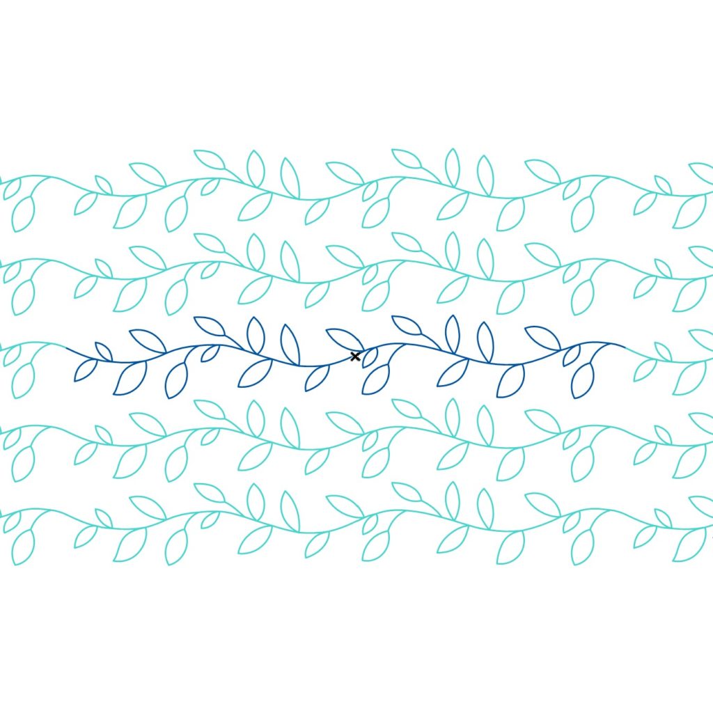 Leafy Vine Edge to Edge - Pro-Stitcher