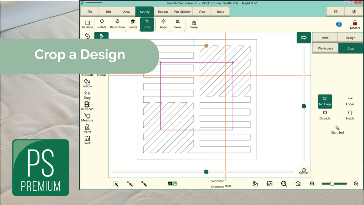 Cropping The Bottom of An E2E Design - Pro-Stitcher
