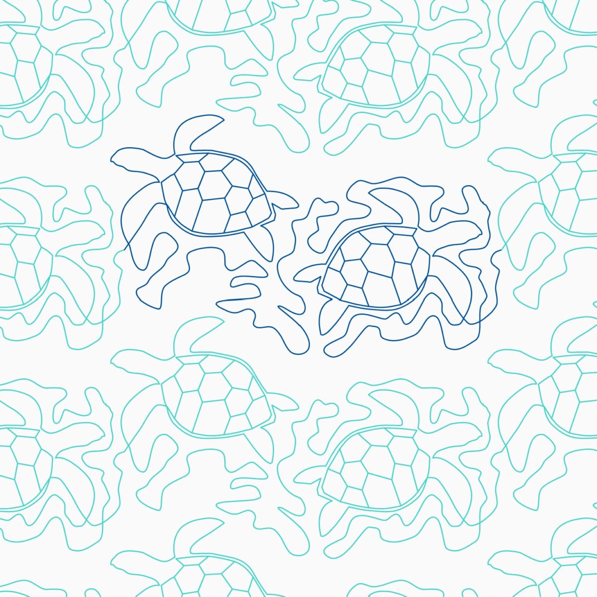 Turtles a Shore - Pro-Stitcher