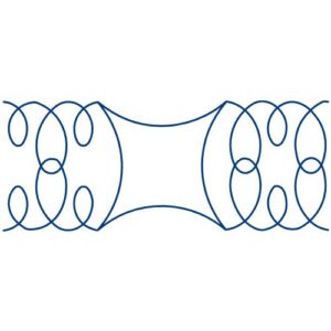 Beautiful Loops and Curves 6 Border - Pro-Stitcher