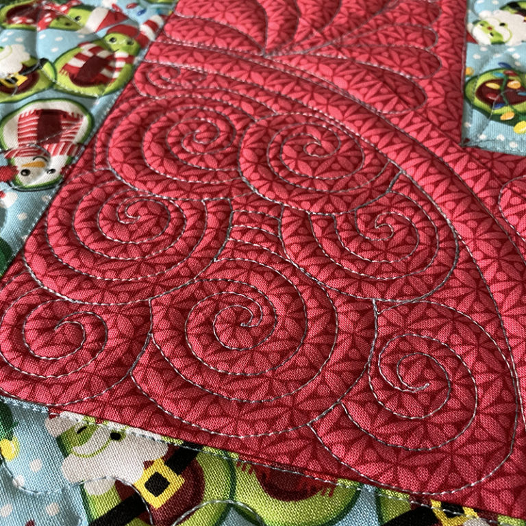 Swirling Night Quarter Circle - Pro-Stitcher