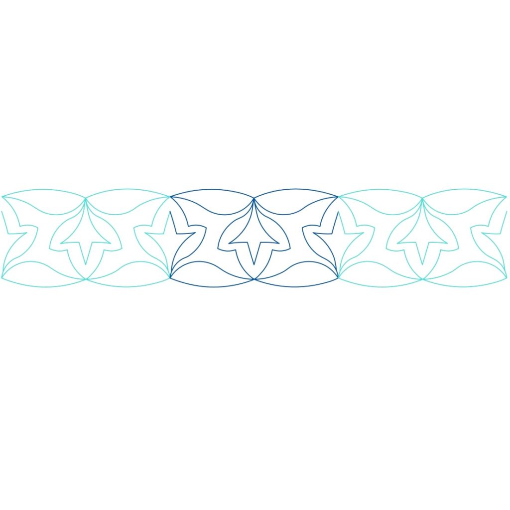 Star Flower Border - Pro-Stitcher