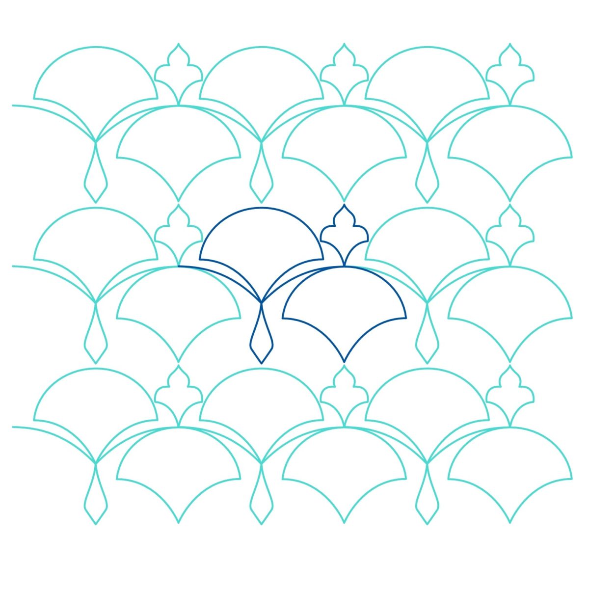 Gem Drop Shells E2E DIGITAL or PRINTABLE - Pro-Stitcher